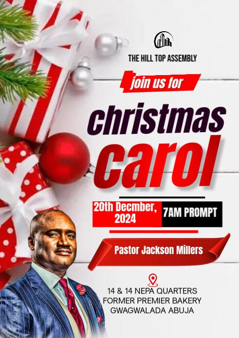 Professional Christmas A4 Template | PosterMyWall