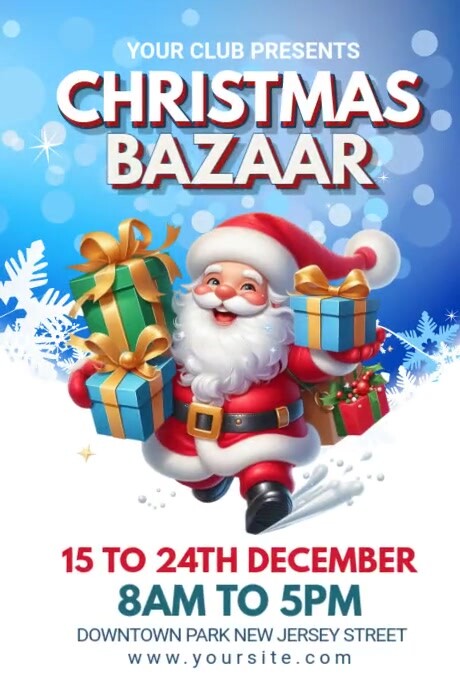 Copy of Professional Christmas Bazaar-christmas Sale- Poster | PosterMyWall
