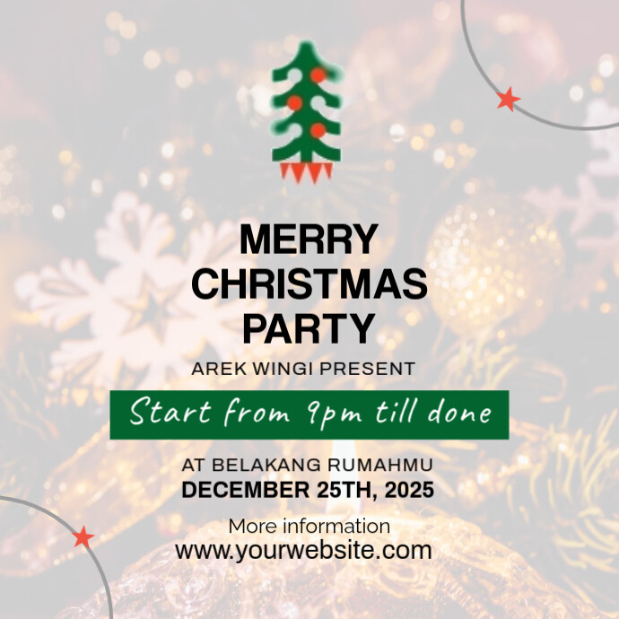 Professional Christmas flyer Template | PosterMyWall
