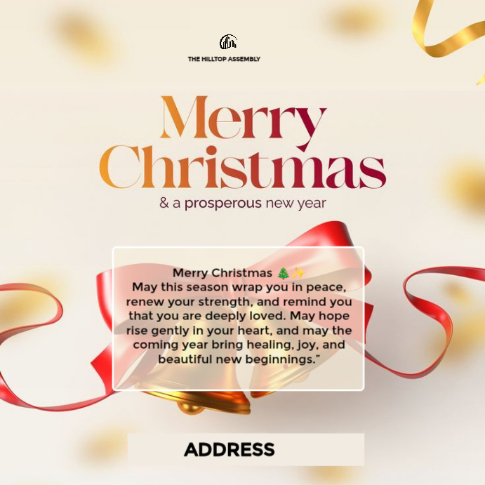 Professional Christmas Greeting Instagram Post Template | PosterMyWall