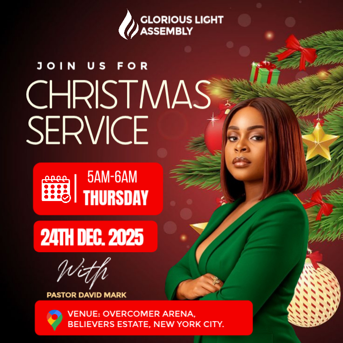 Professional Christmas Service Flyers Instagram Post Template ...