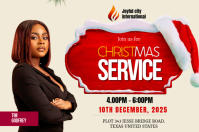 White Professional Christmas Service Flyers Poster Template | PosterMyWall