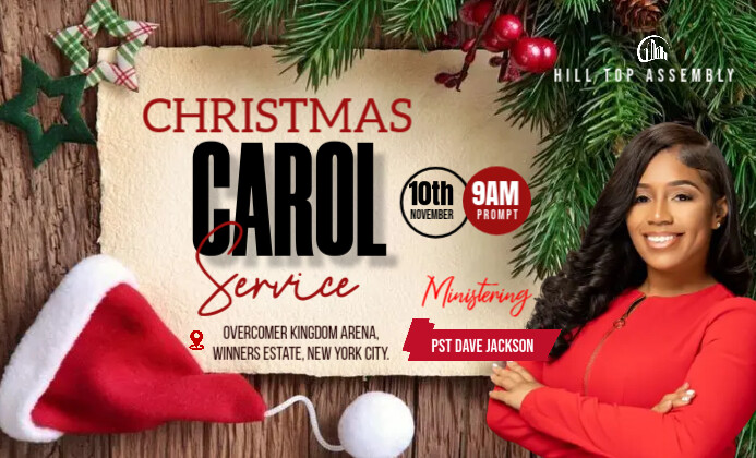 Professional Christmas Us Legal Template | PosterMyWall