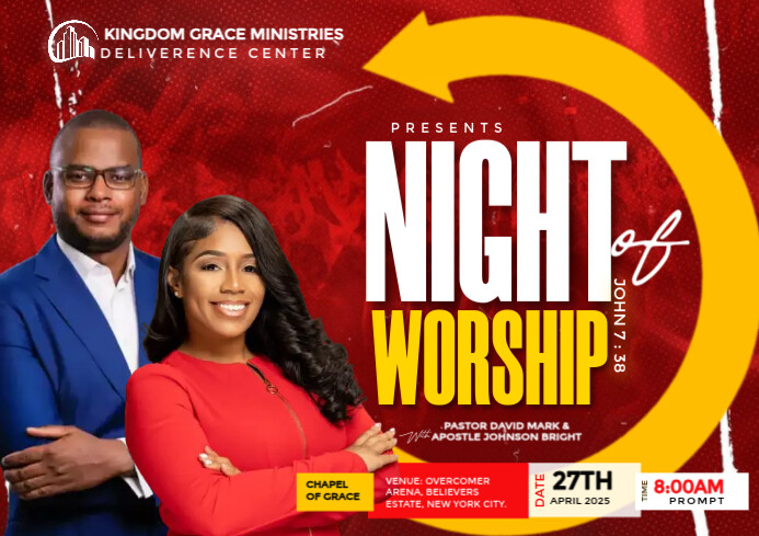 Professional Church A3 Template | PosterMyWall