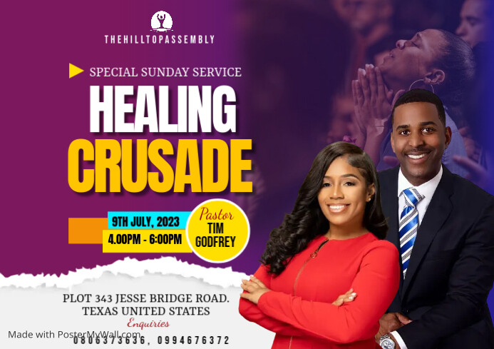 Professional Church A4 Template | PosterMyWall