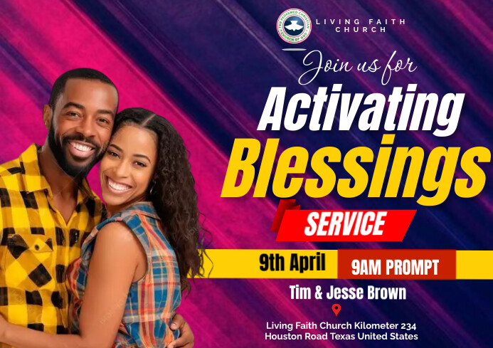 Copy of Professional Church A4 | PosterMyWall