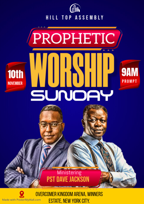 Professional Church A4 Template | PosterMyWall