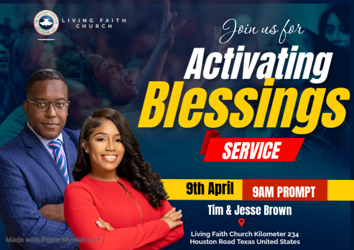 Copy of Professional Church A4 | PosterMyWall