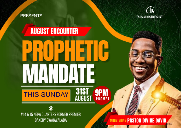 Professional Church A4 Template | PosterMyWall