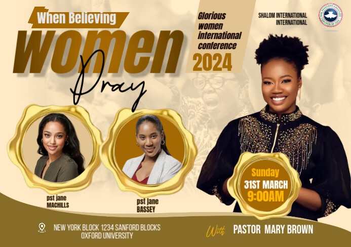 Professional Church A5 Template | PosterMyWall