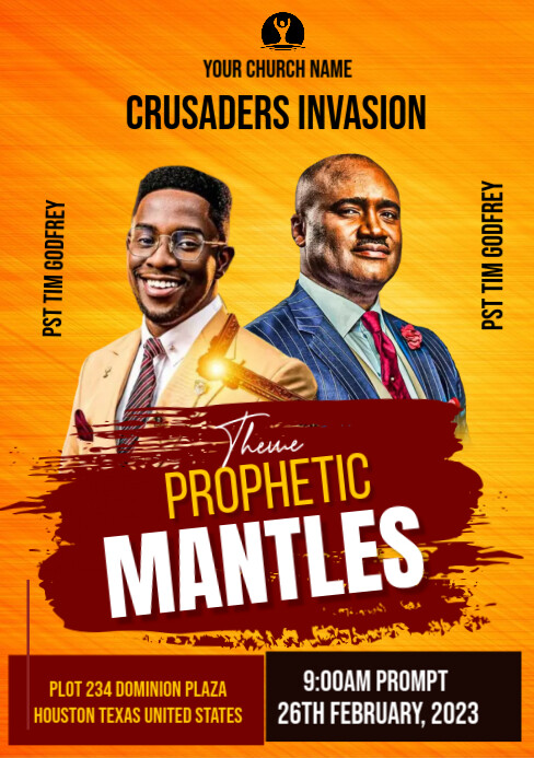 Professional Church A5 Template | PosterMyWall