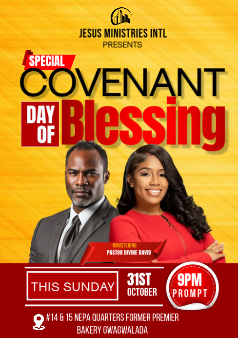 Professional Church A5 Template | PosterMyWall
