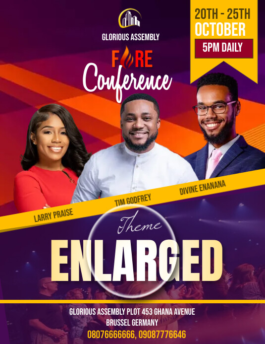 Copy of Professional Church Conference Flyer (us Lett | PosterMyWall