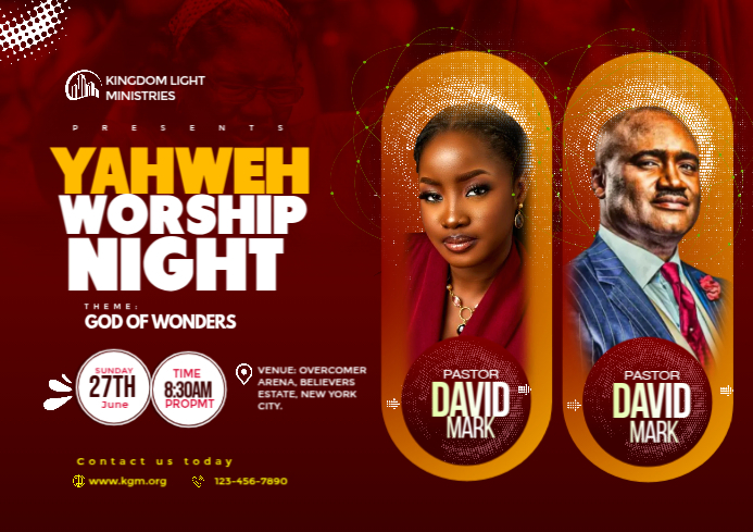 Professional Church Design Flyer A4 Template | PosterMyWall