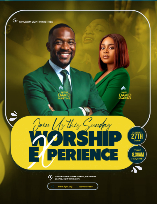 Professional Church Design Flyer Flyer (us Letter) Template | PosterMyWall