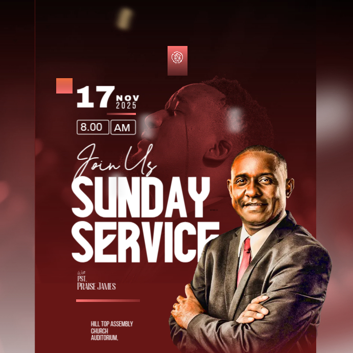 Professional Church Design Flyer Instagram Post Template | PosterMyWall