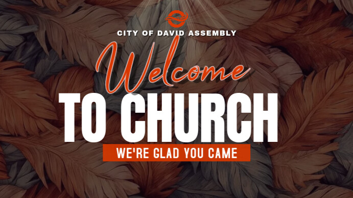 Professional Church Digital Display (16:9) Template | PosterMyWall