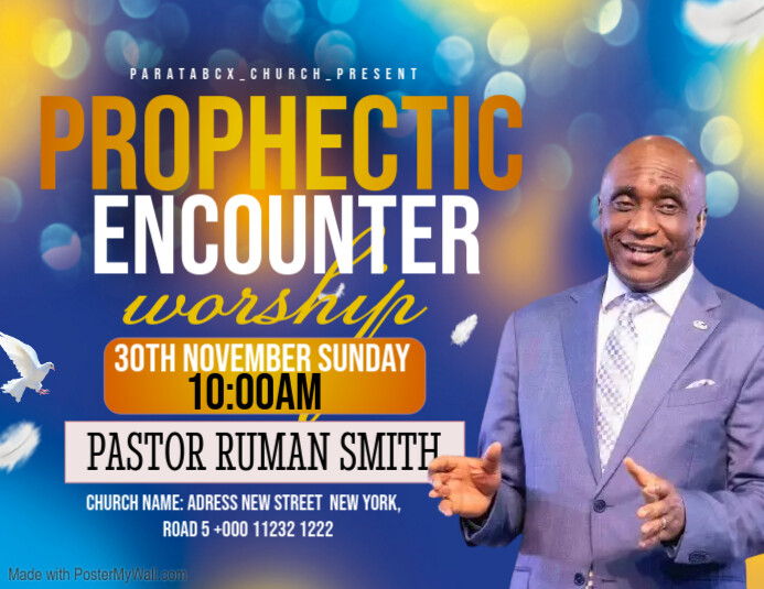 Professional Church Flyer (us Letter) Template | PosterMyWall