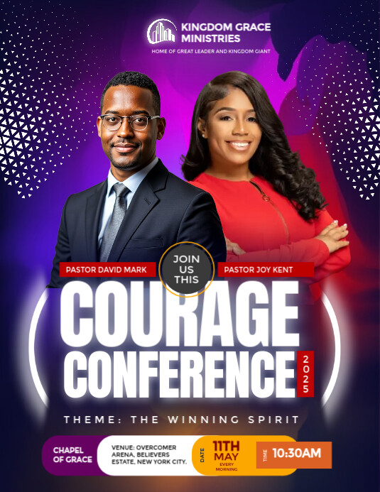 Copy of Professional Church Flyer (us Letter) | PosterMyWall