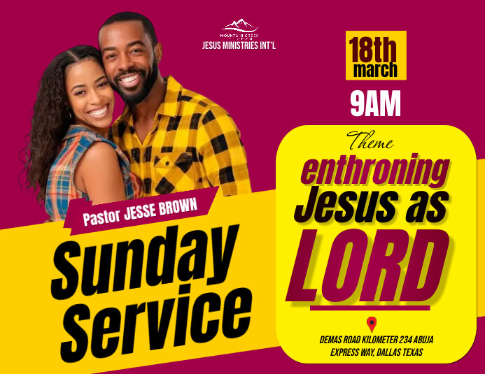 Professional Church Flyer (us Letter) Template | PosterMyWall