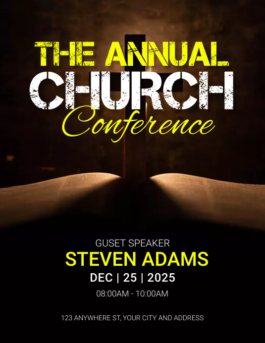 Professional Church Flyer (us Letter) Template | PosterMyWall