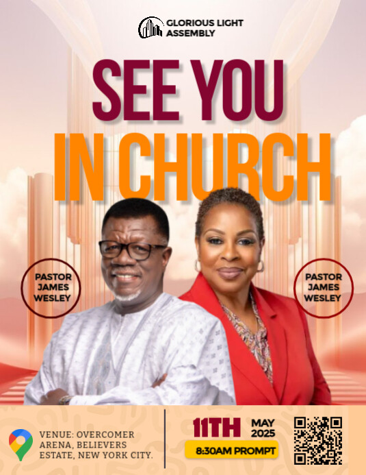 Professional Church Flyer (us Letter) Template | PosterMyWall