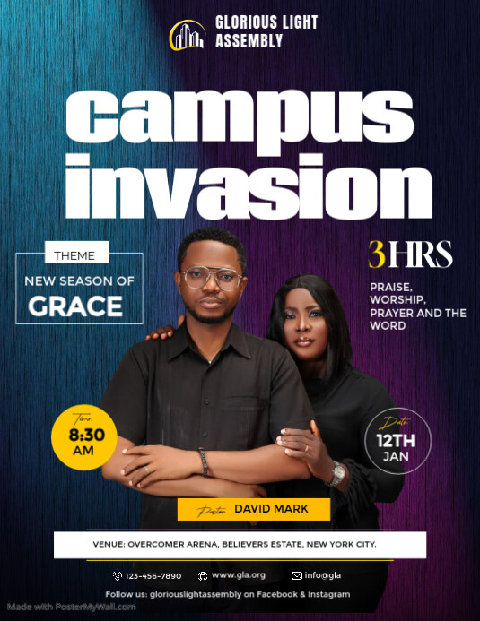 Copy of Professional Church Flyer (us Letter) | PosterMyWall