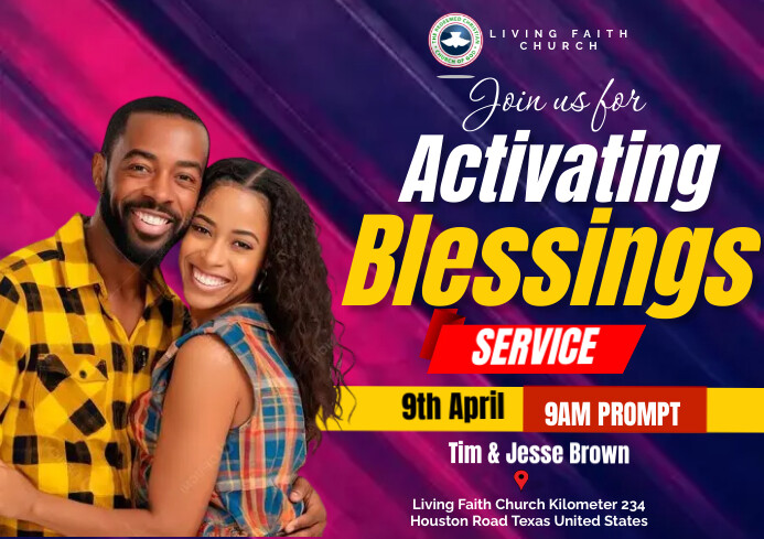 Professional Church Flyer A4 Template | PosterMyWall