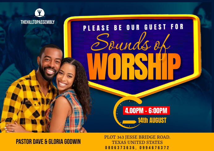 Professional Church Flyer A5 Template | PosterMyWall