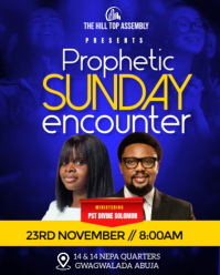 Blue Professional Church Flyers Instagram Portrait Template | PosterMyWall