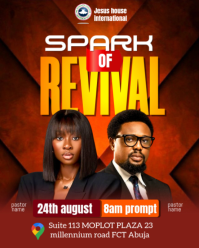 Aqua Professional Church Flyers Instagram Portrait Template | PosterMyWall