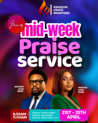 Green Professional Church Flyers Instagram Portrait Template | PosterMyWall