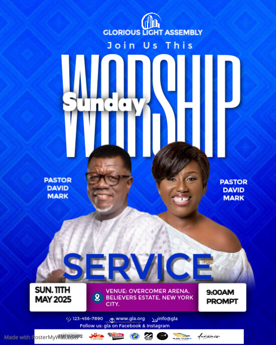 Professional Church Instagram Portrait Template | PosterMyWall