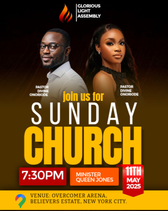 Professional Church Instagram Portrait Template | PosterMyWall