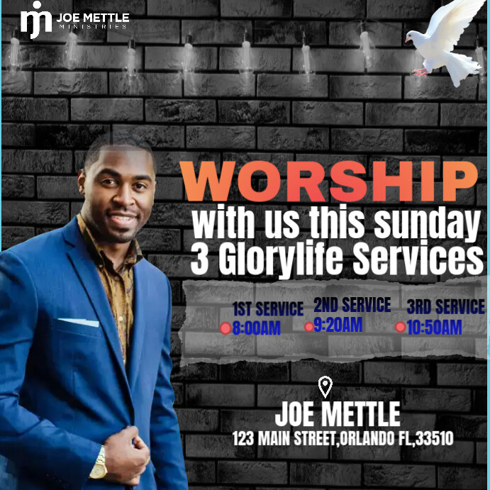 Plantilla de Professional Church Instagram Post | PosterMyWall