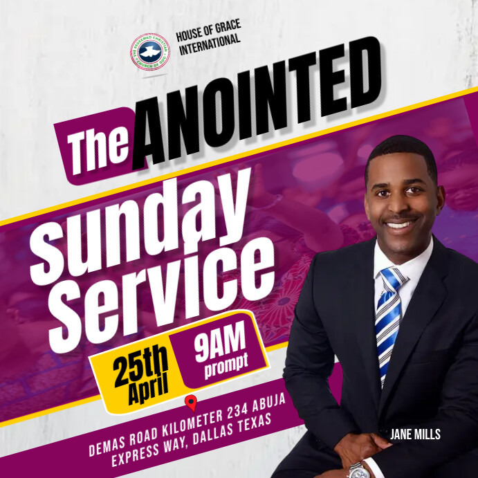 Professional Church Instagram Post Template | PosterMyWall