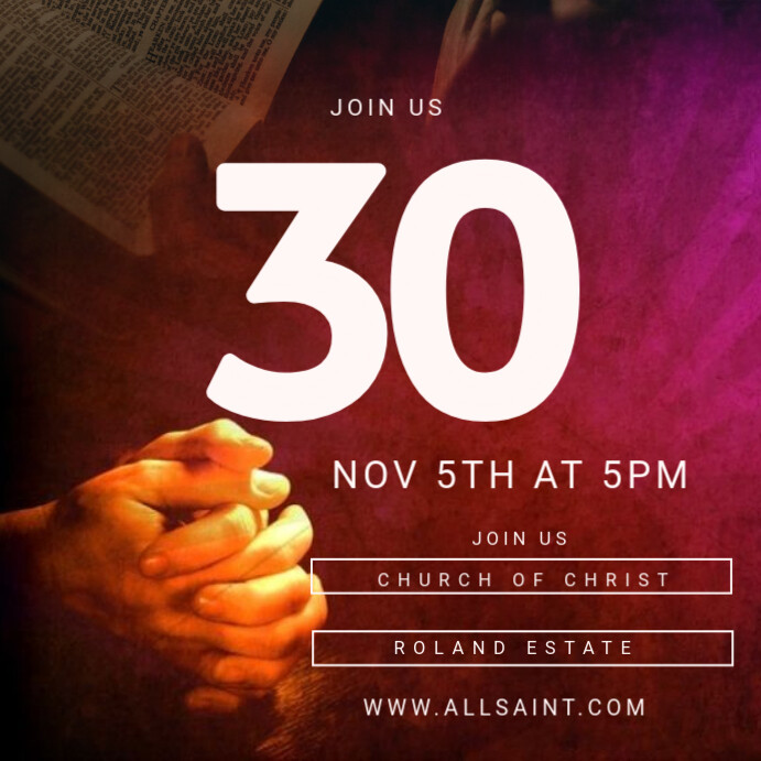 Professional Church Instagram Post Templat | PosterMyWall