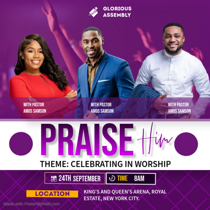 Professional Church Instagram Post Template | PosterMyWall