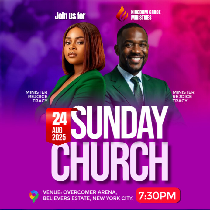 Professional Church Instagram Post Template | PosterMyWall