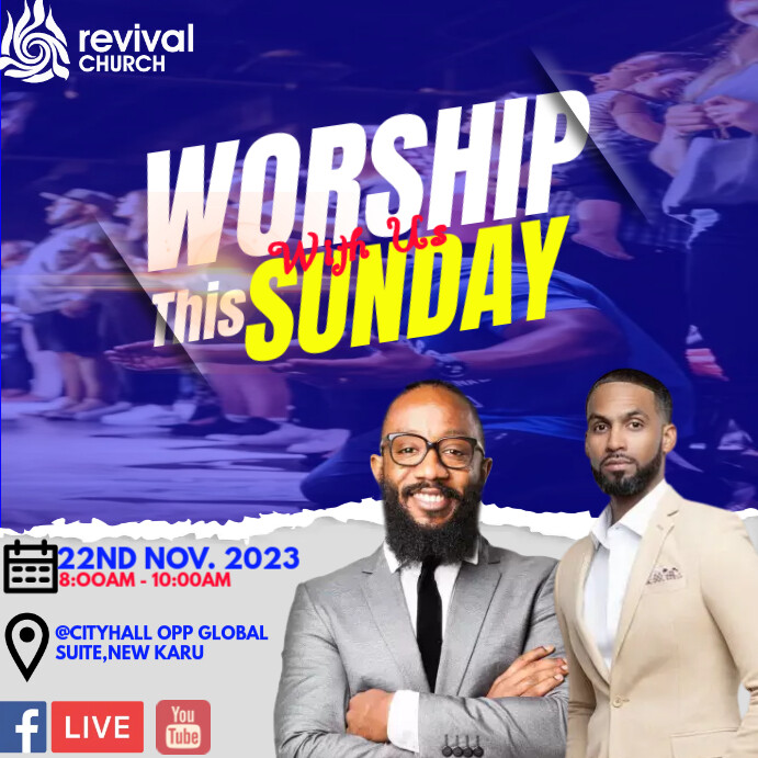 Professional Church Instagram Post Template | PosterMyWall