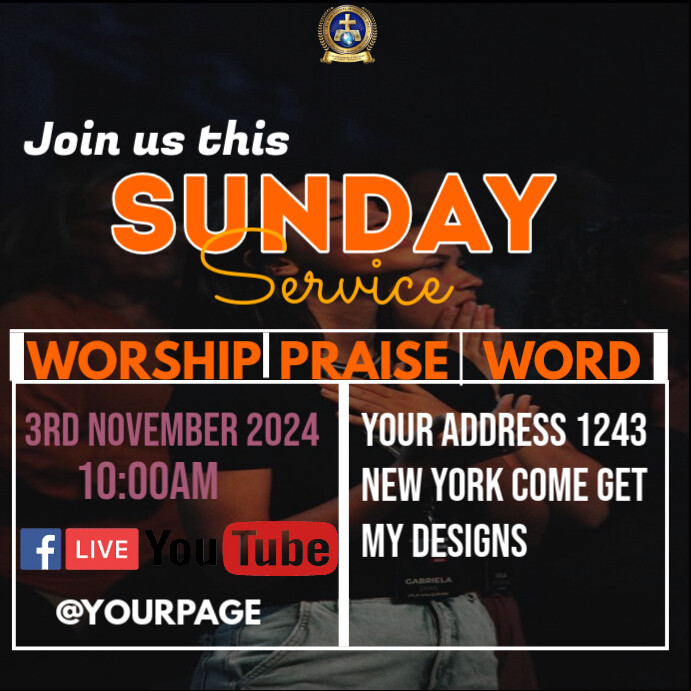 Professional Church Instagram Post Template | PosterMyWall