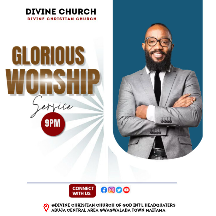 Professional Church Instagram Post Template | PosterMyWall