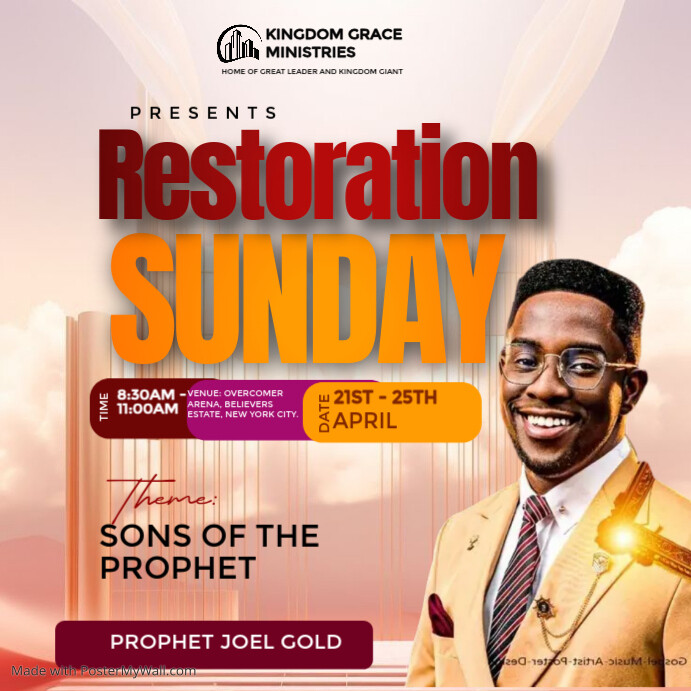 Professional Church Instagram Post Template | PosterMyWall