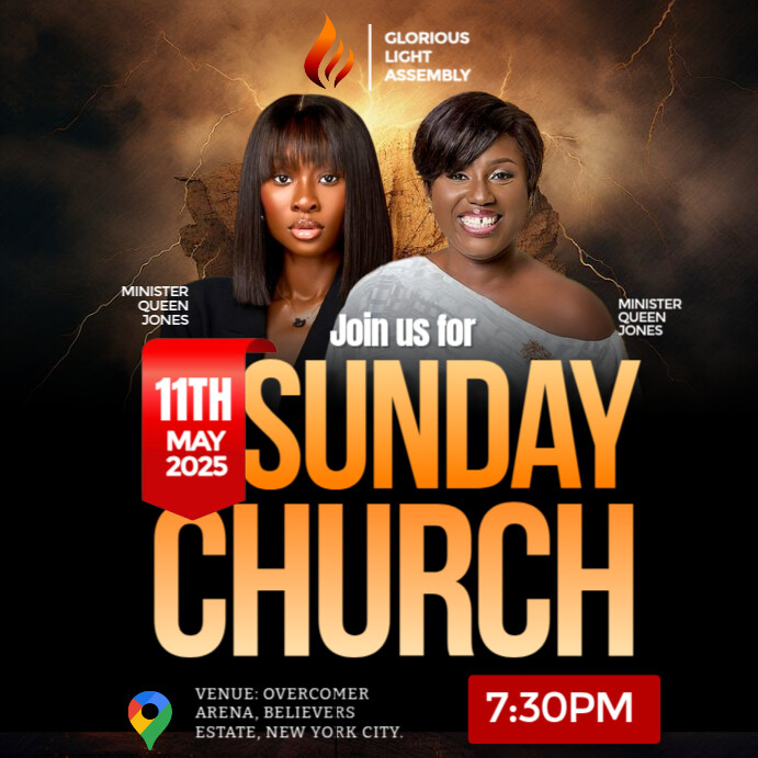 Professional Church Instagram Post Template | PosterMyWall
