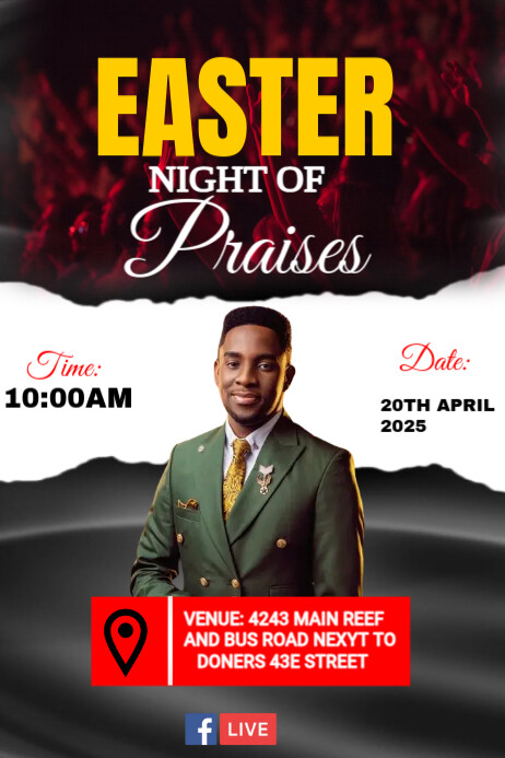 Professional Church Poster Template | PosterMyWall