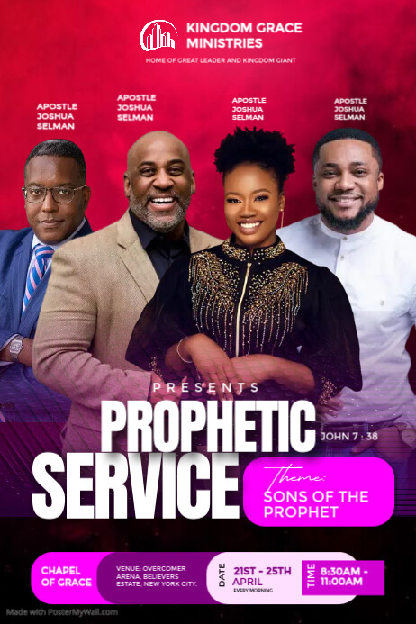 Professional Church Poster Template | PosterMyWall