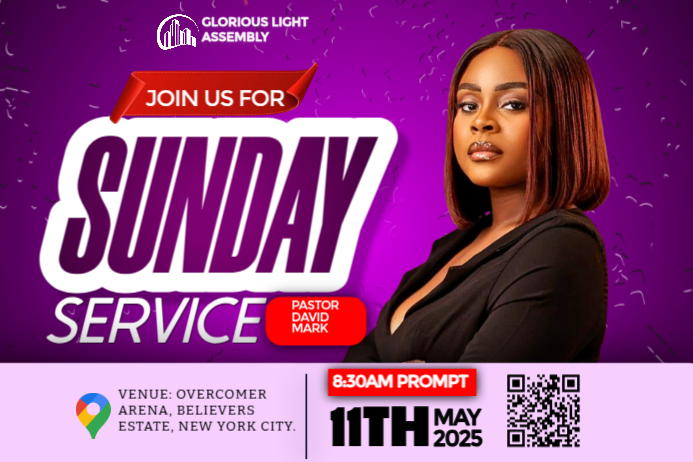 Professional Church Poster Template | PosterMyWall