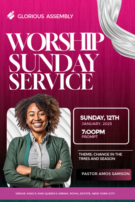Copy of Professional Church Poster | PosterMyWall