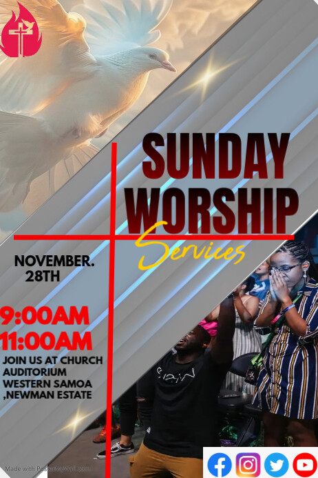 Professional Church Poster Templat | PosterMyWall