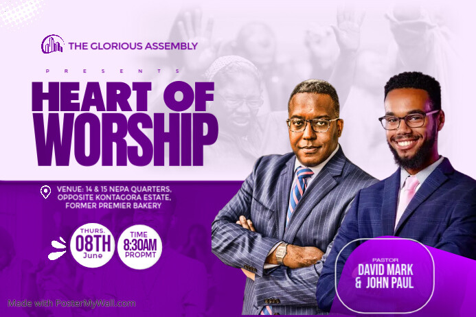 Professional Church Poster Template | PosterMyWall